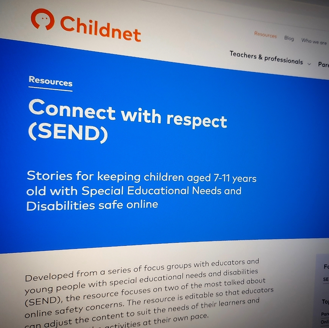 Connect with respect (SEND) - Simfin | Esafety, safeguarding and ...