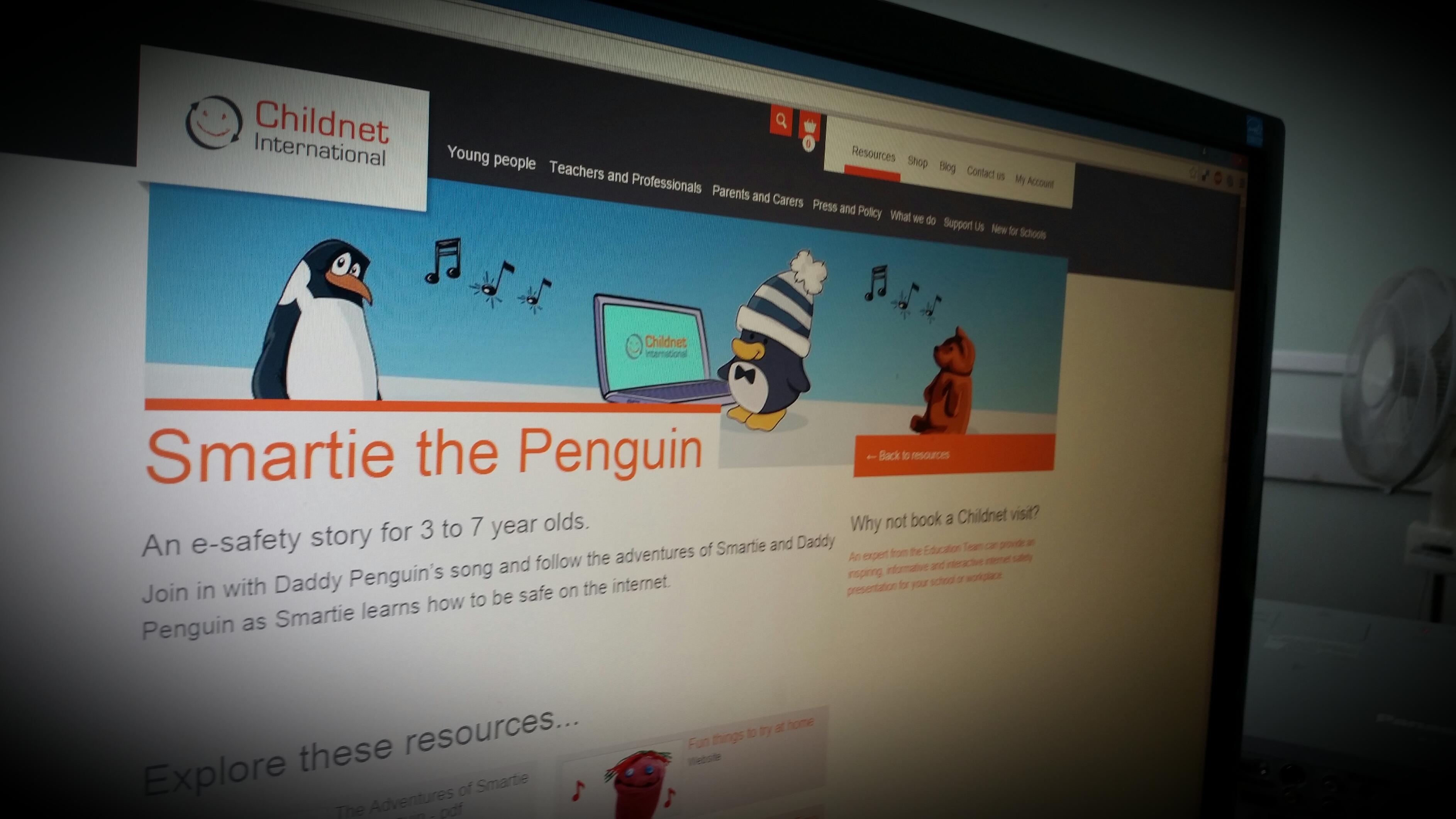 Smartie the penguin - Simfin | Esafety, safeguarding and Digital Literacy